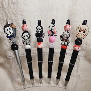 Horror Themed Beaded Pens/cute Halloween Gifts - Etsy