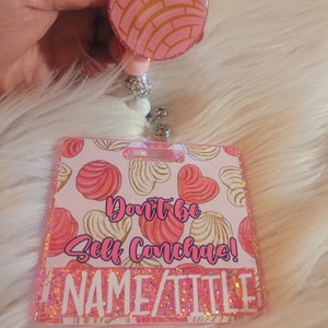 Concha Badge Reel /badge Buddy/ Cute Gifts - Etsy