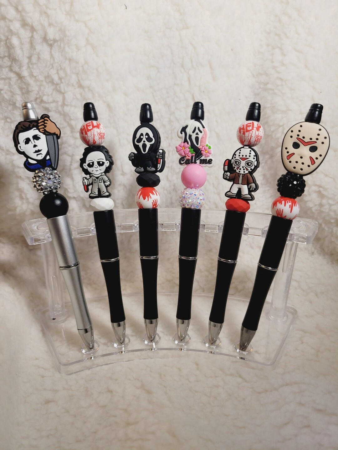 Horror Themed Beaded Pens/cute Halloween Gifts - Etsy
