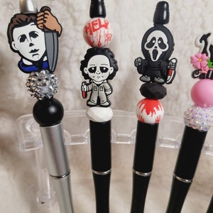 Horror Themed Beaded Pens/cute Halloween Gifts - Etsy