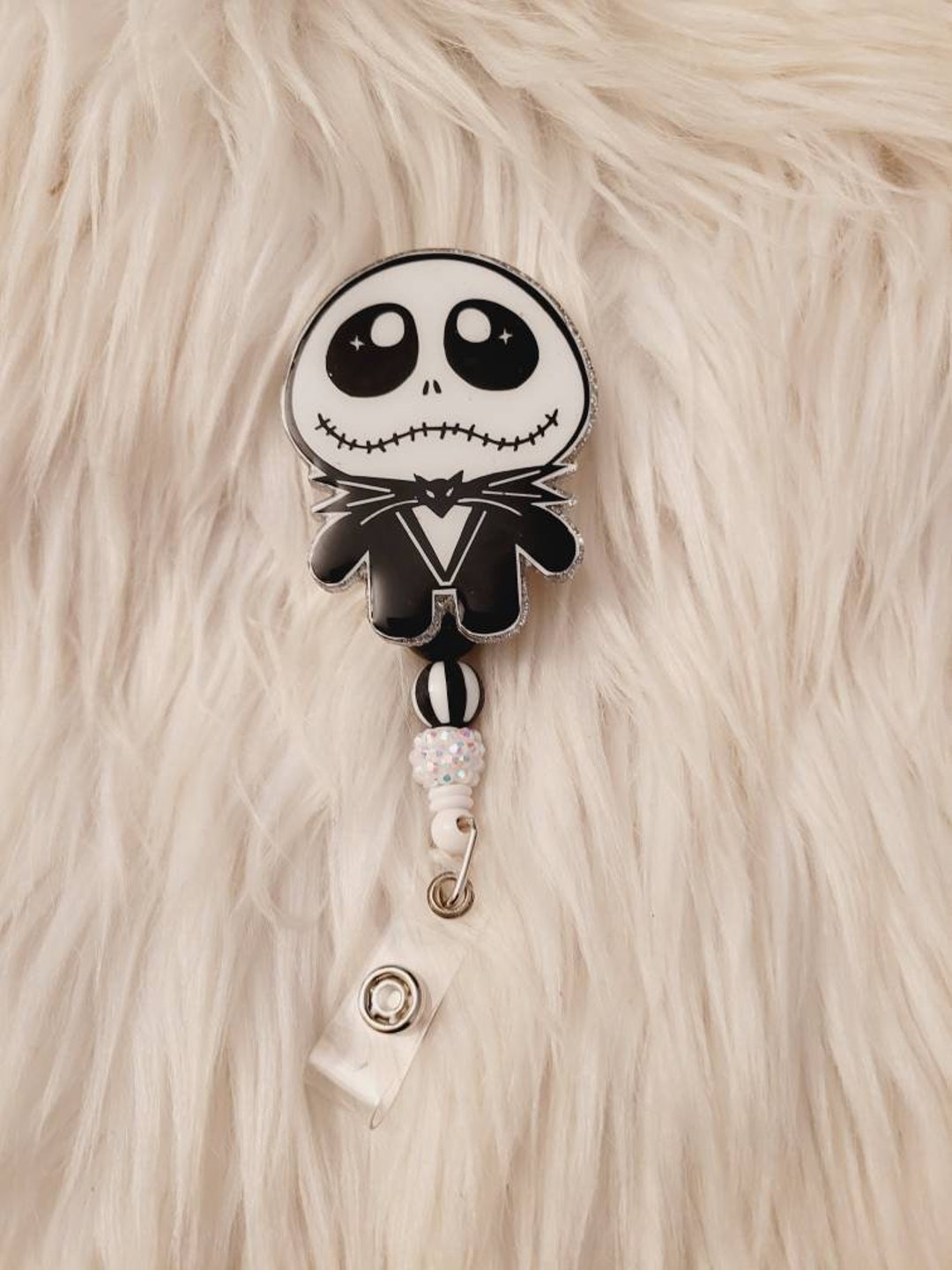 Skeleton Jack Badge Reel - Etsy