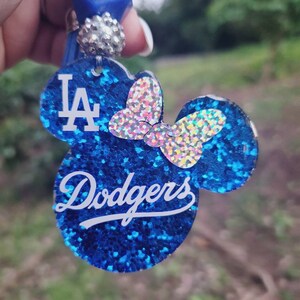 Baseball Blue Sparkly Keychain/baseball Gift/ Cute Gift/key Holder - Etsy