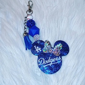 Baseball Blue Sparkly Keychain/baseball Gift/ Cute Gift/key Holder - Etsy