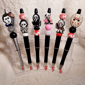 Horror Themed Beaded Pens/cute Halloween Gifts - Etsy