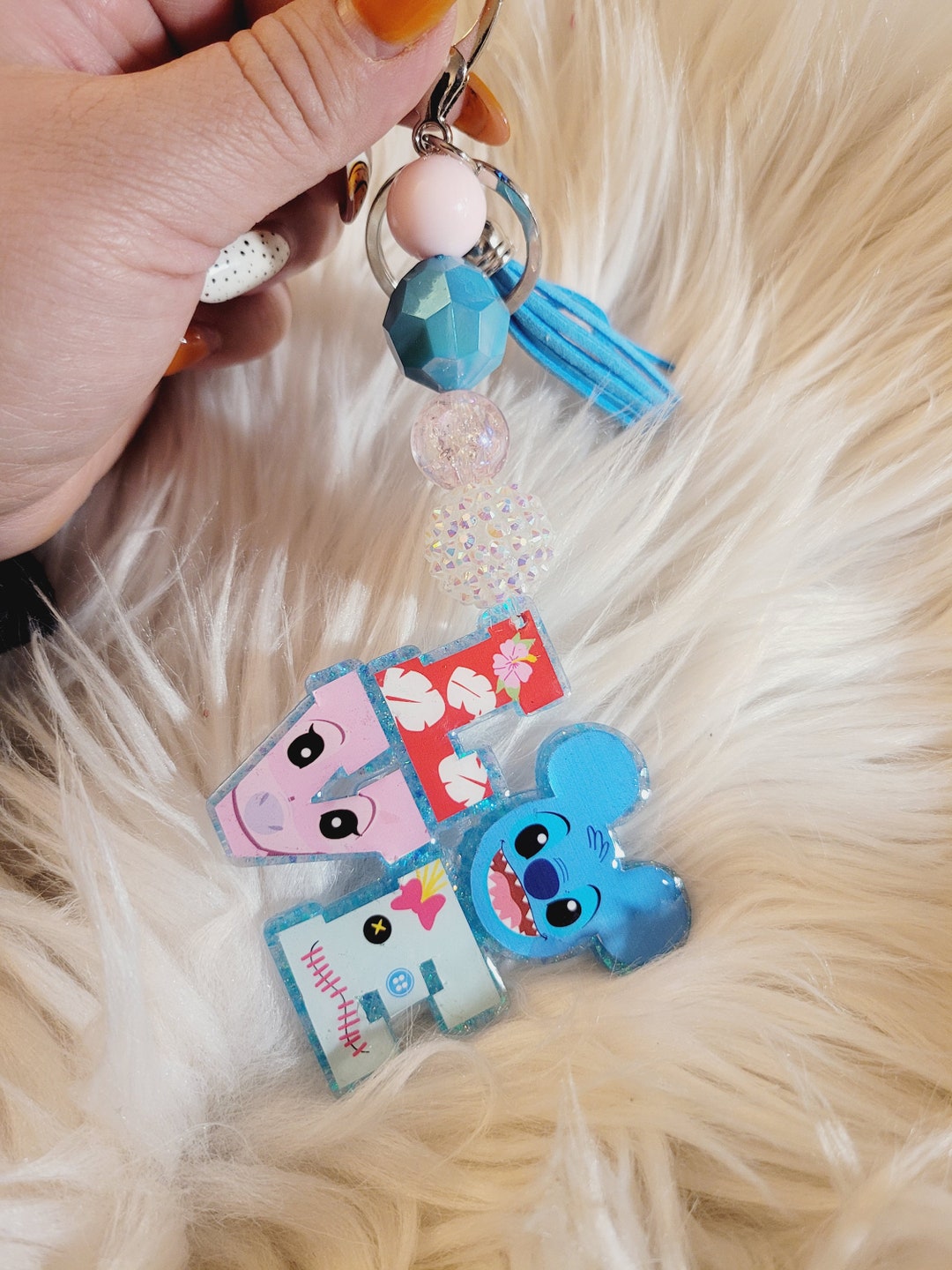 Cute Alien Keychain - Etsy