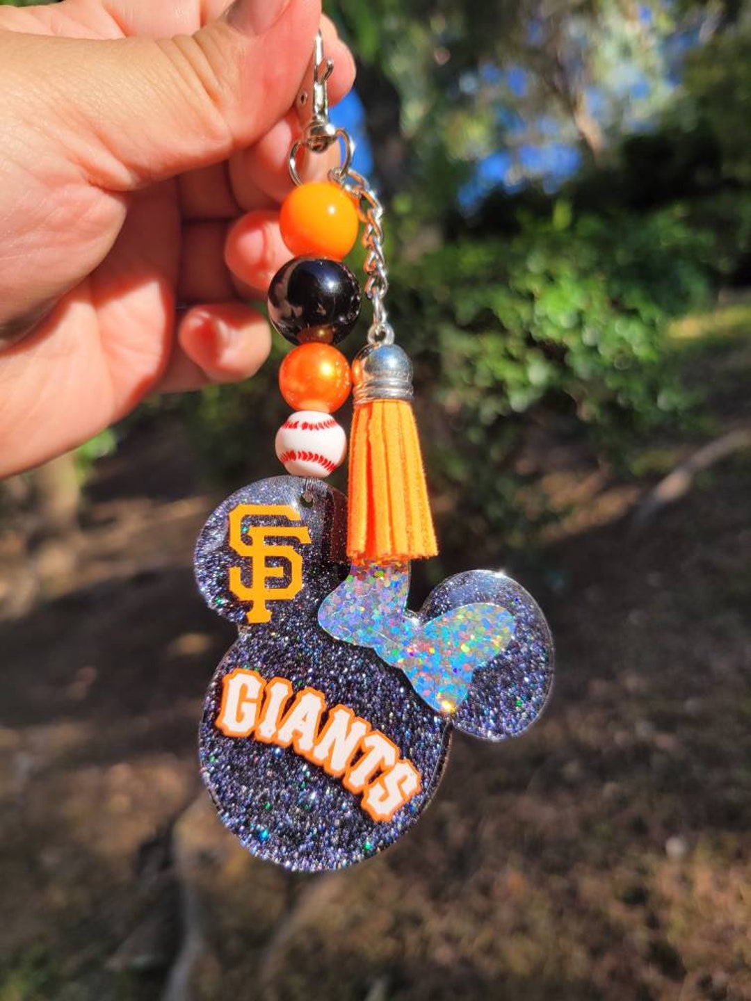 Sparkly Baseball Keychain/key Holder/baseball/cute Gifts - Etsy