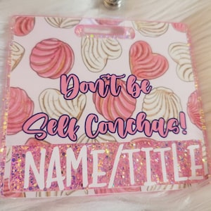 Concha Badge Reel /badge Buddy/ Cute Gifts - Etsy