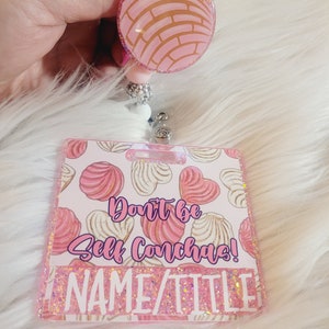 Concha Badge Reel /badge Buddy/ Cute Gifts - Etsy