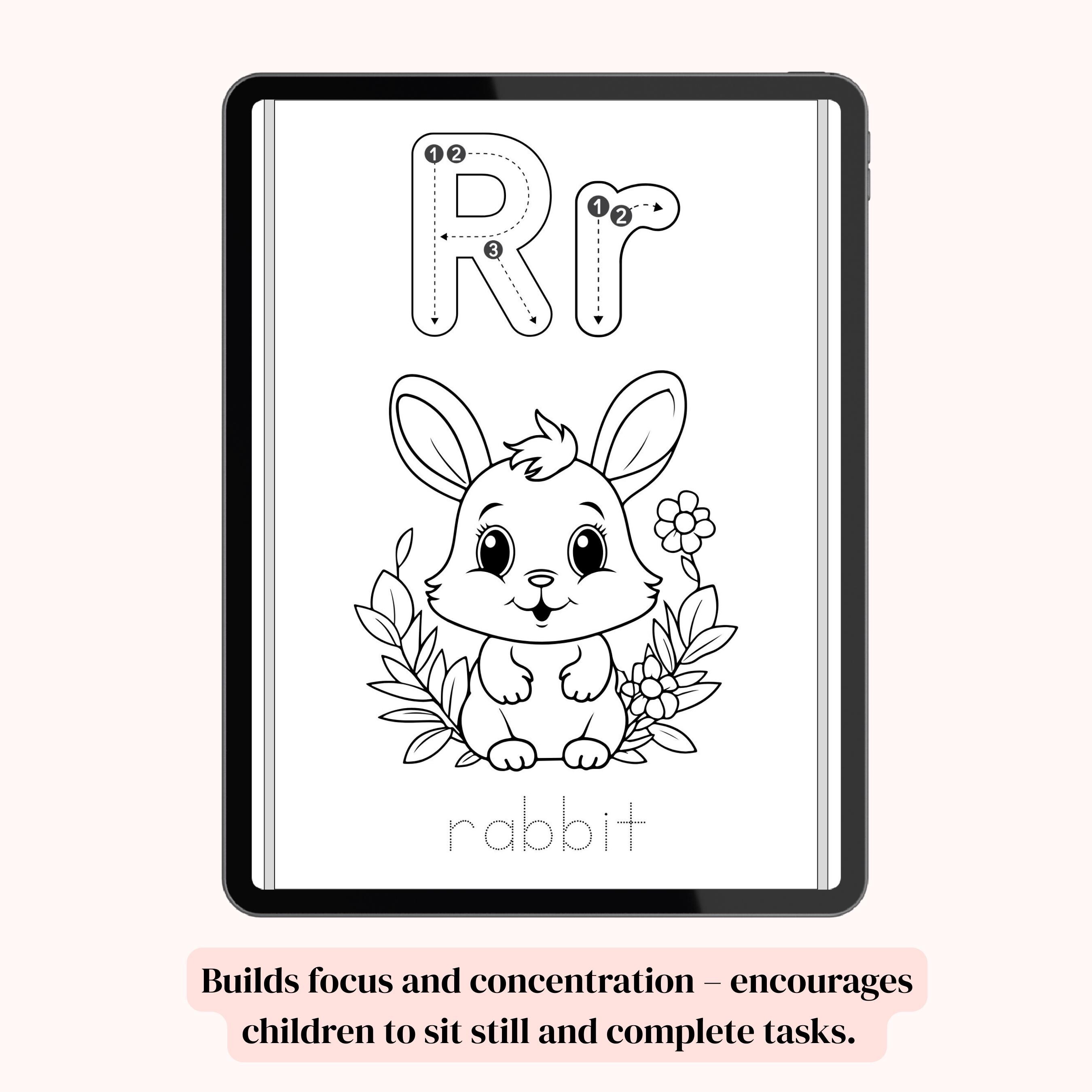 Alphabet Tracing Worksheets ABC Phonics Tracing Book Printable Alphabet ...