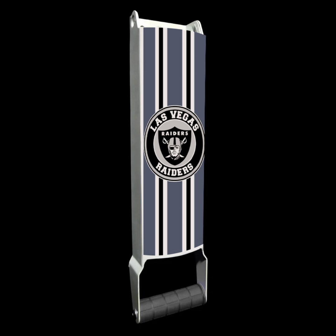 Las Vegas Raiders Beer Can Crusher: Custom Football Man Cave Beer Decor ...