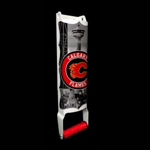 Calgary Flames Custom Designed Beer Can Crusher, Custom Can Crusher ...