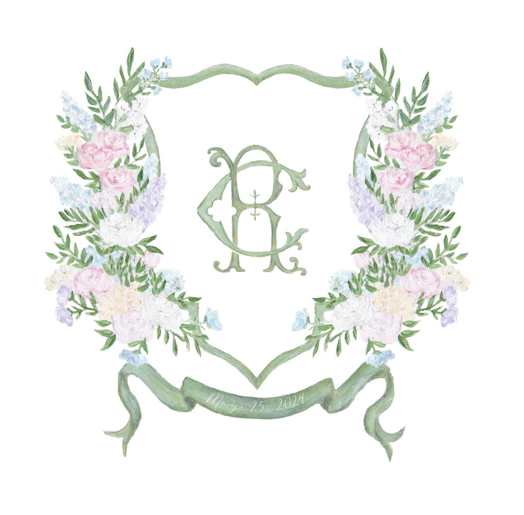 Fully Custom Wedding Crest - Etsy