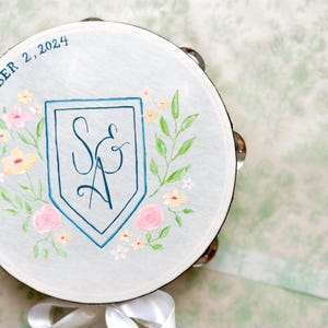 Custom Painted Tambourine - Singular Order - Etsy