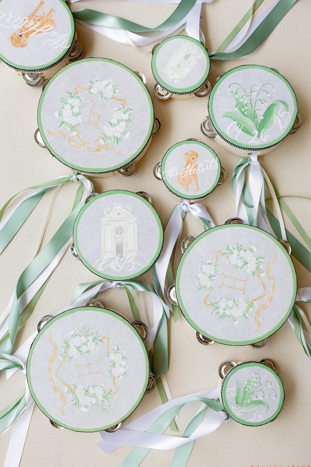 Custom Painted Tambourine - Group Order - Etsy