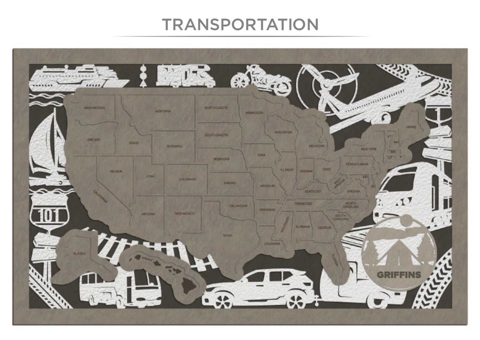 USA Travel Map Our Travels Map Couples Map Travel Map - Etsy