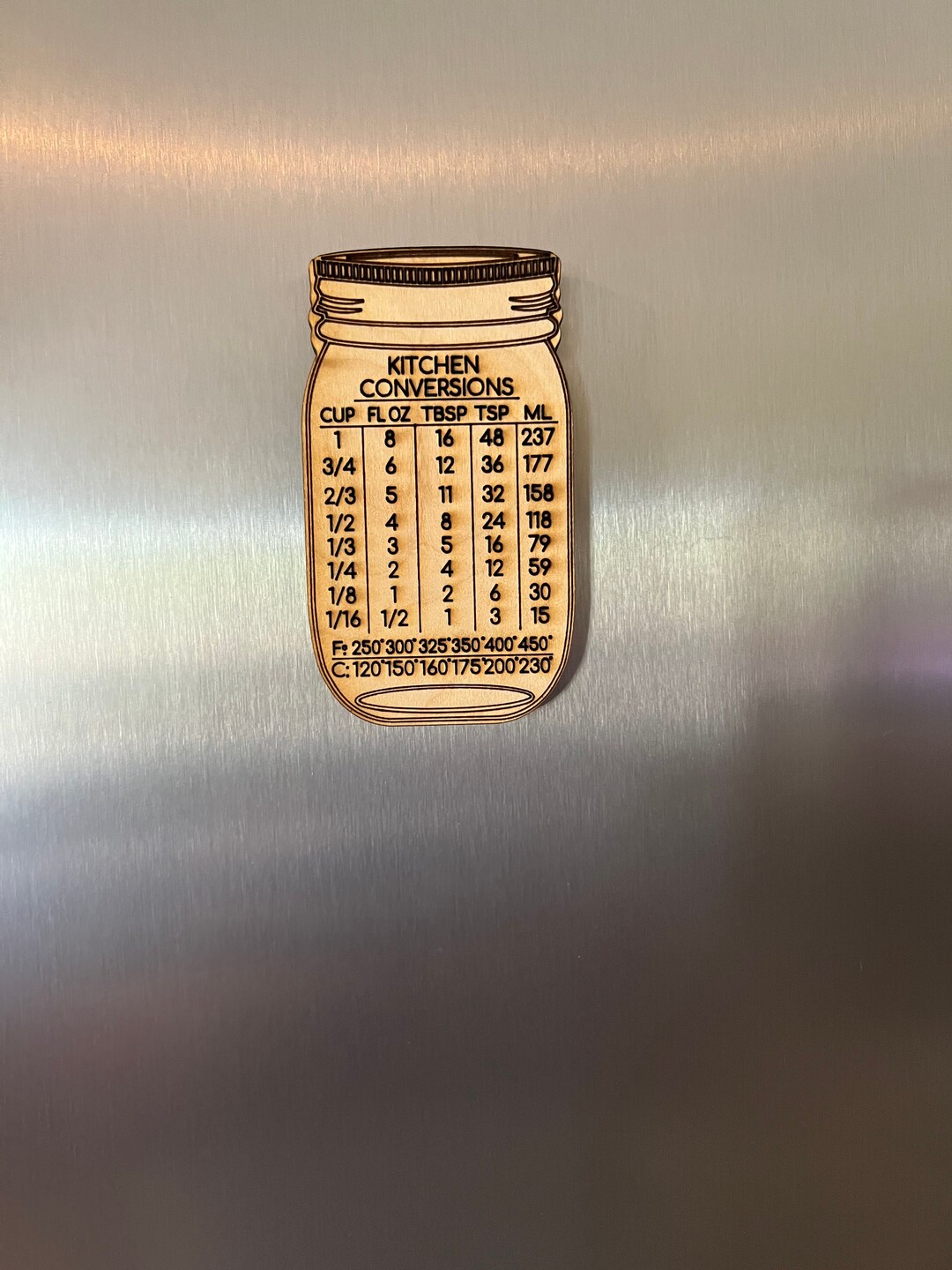 Kitchen Conversion Fridge Magnet, Kitchen Gift, New Home Gift - Etsy