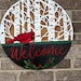 Cardinal Door Hanger Cardinal Front Door Decor Welcome Door Hanger 3D ...
