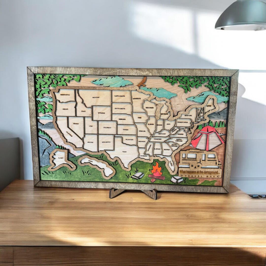 USA Travel Map, Our Travels Map, Couples Map, Travel Map, Adventure ...