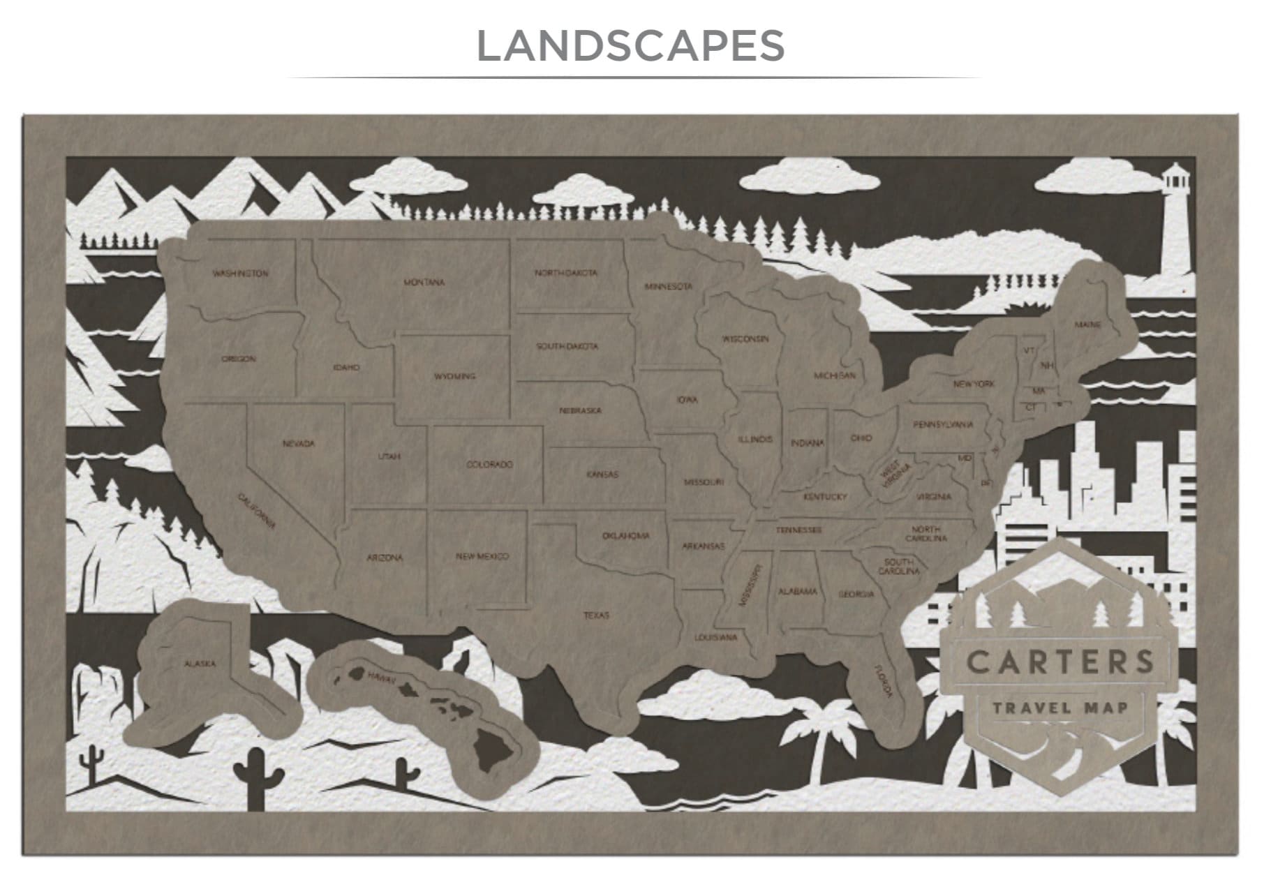 USA Travel Map, Our Travels Map, Couples Map, Travel Map, Adventure ...