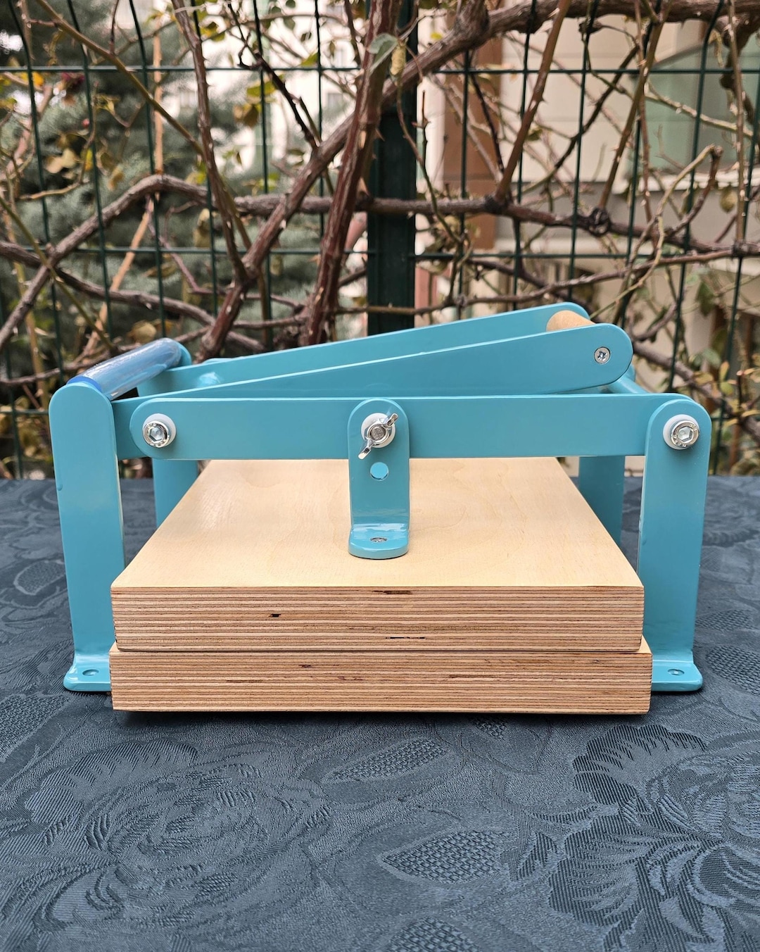 19''. A3, A4, A5 Turquoise Lino Press Machine, Linocut Printing Press ...