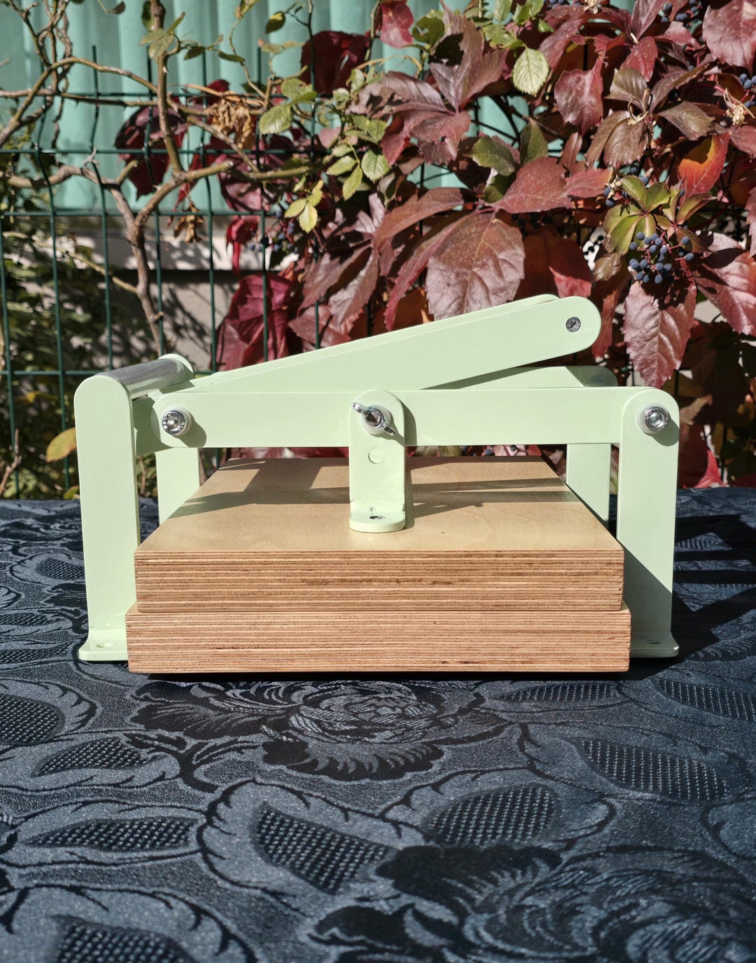 A4 Mint Color Lever Press, Block Press, Printing Machine, Hand Printing ...