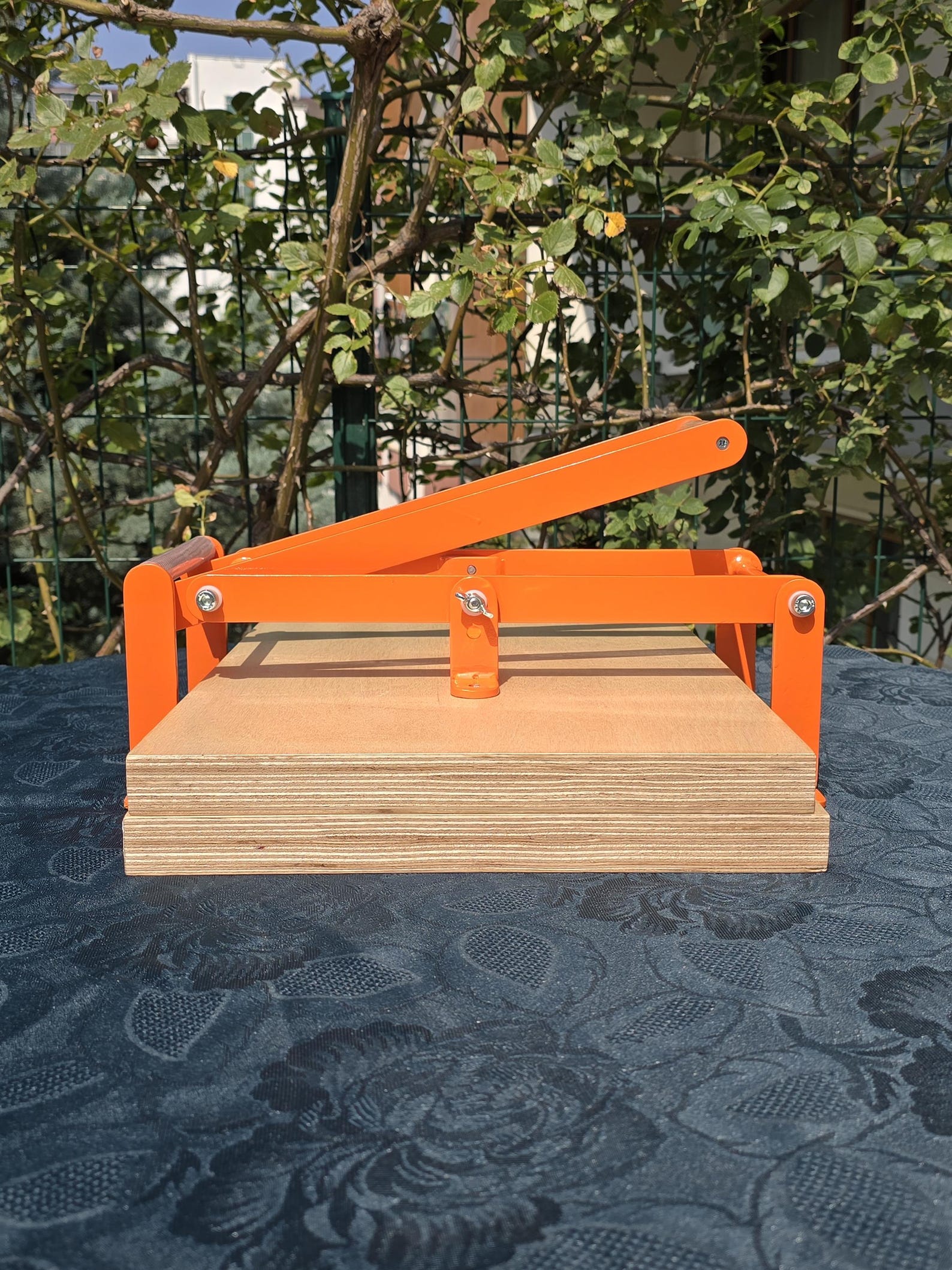 19" Orange Lino Press Machine, Linocut Printing Press, Print Making ...