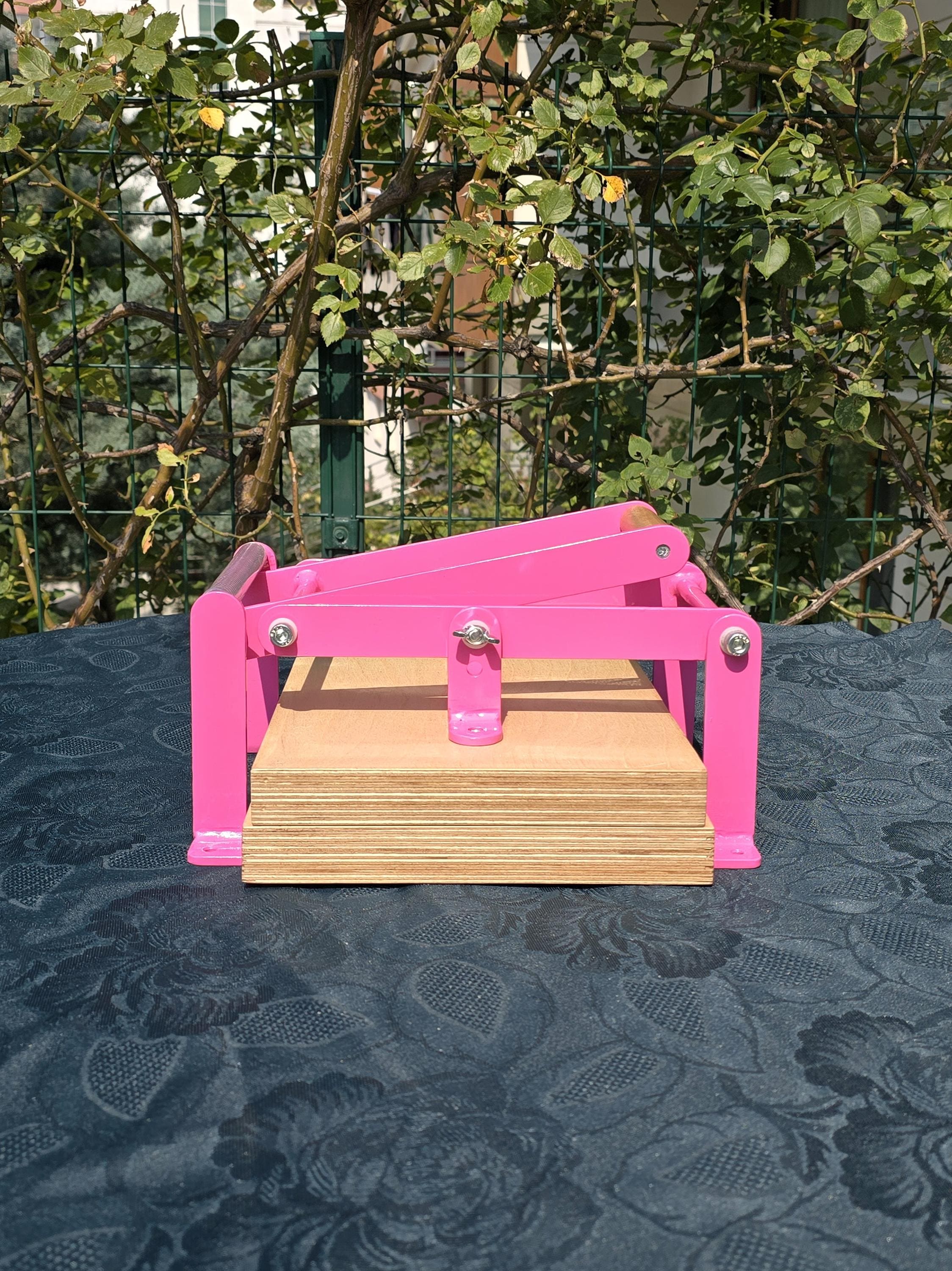 A3 Pink Lino Press Machine, Linocut Printing Press, Print Making Press ...