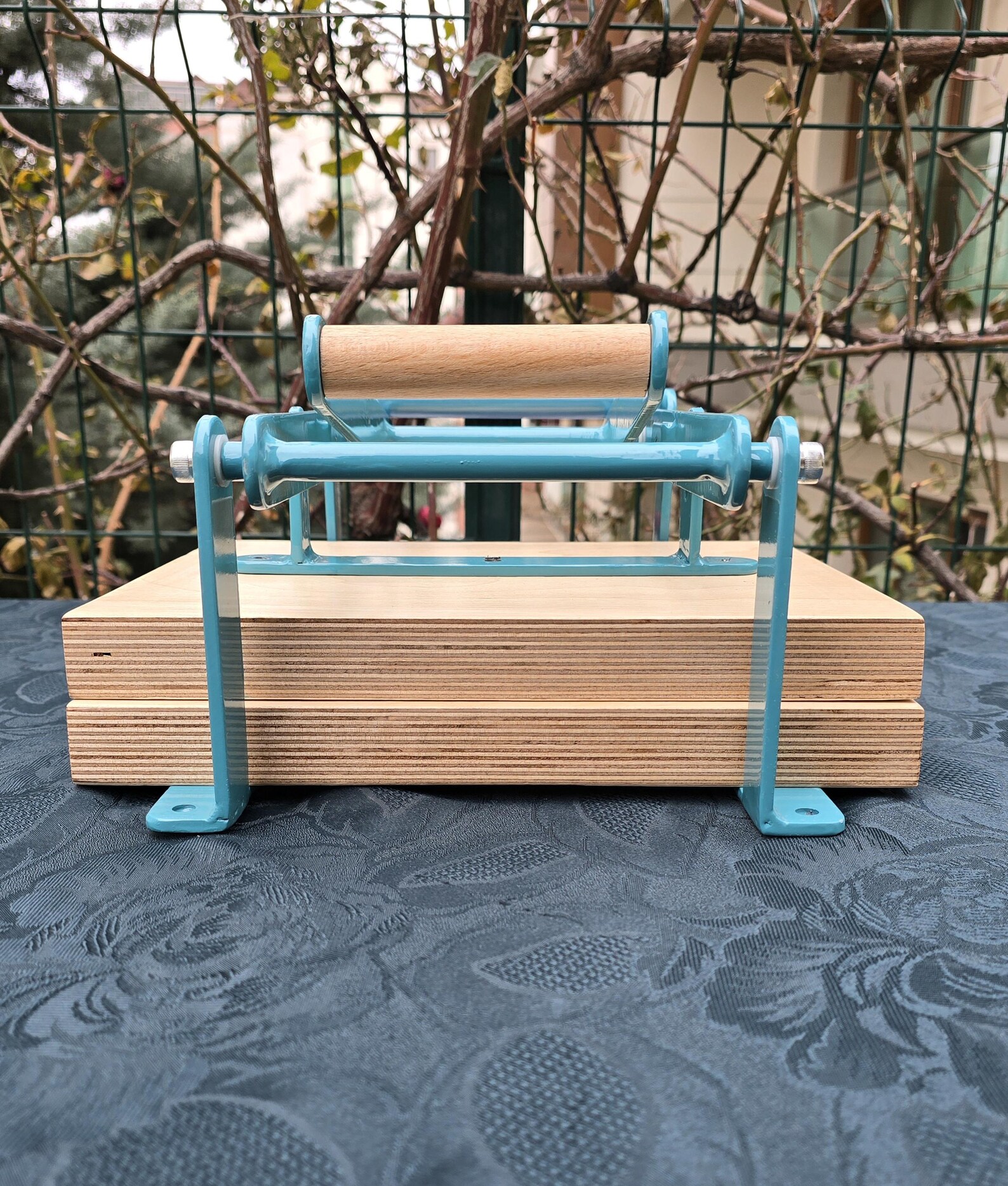A5 Turquoise Lino Press Machine, Linocut Printing Press, Print Making ...