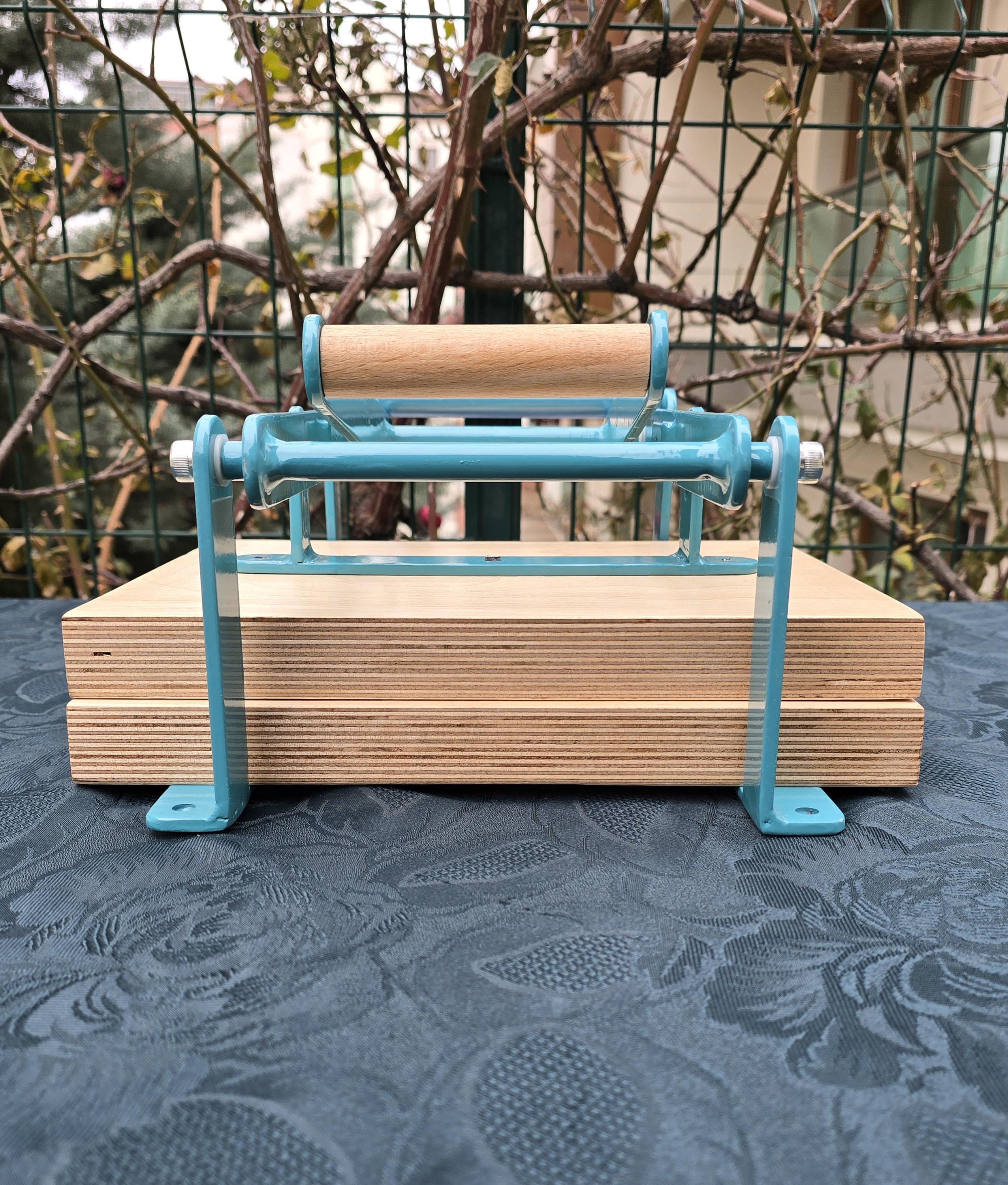 A5 Turquoise Lino Press Machine, Linocut Printing Press, Print Making ...