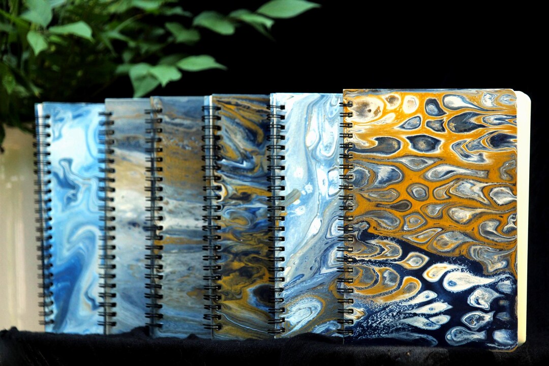 Personalized Party Favor Notebook: Hand-painted Matching Notebook Set ...