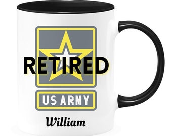 Drinkware Home & Living Retired Acronym Military Us Navy Army Veteran ...