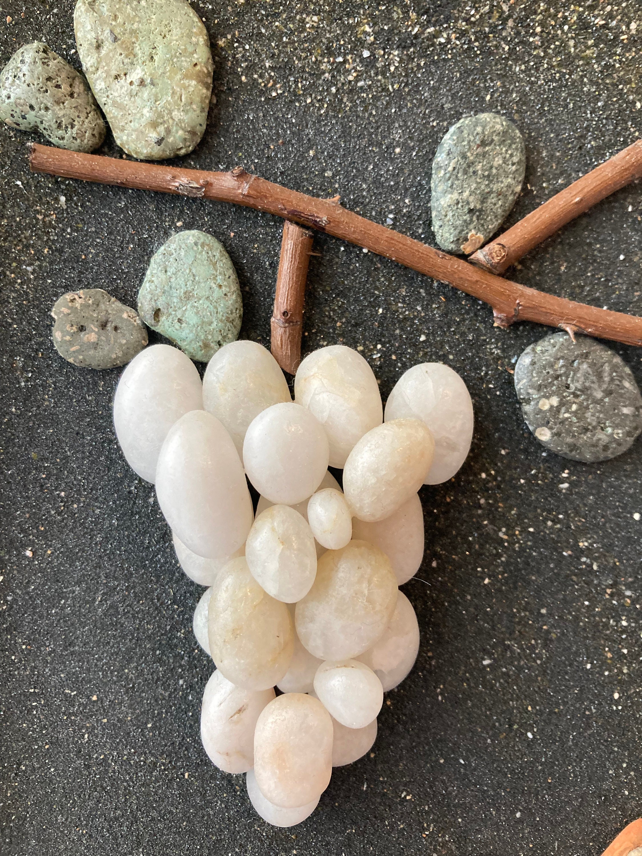 The Fox and the Grapes. Pebble Art - Etsy