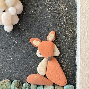The Fox and the Grapes. Pebble Art - Etsy