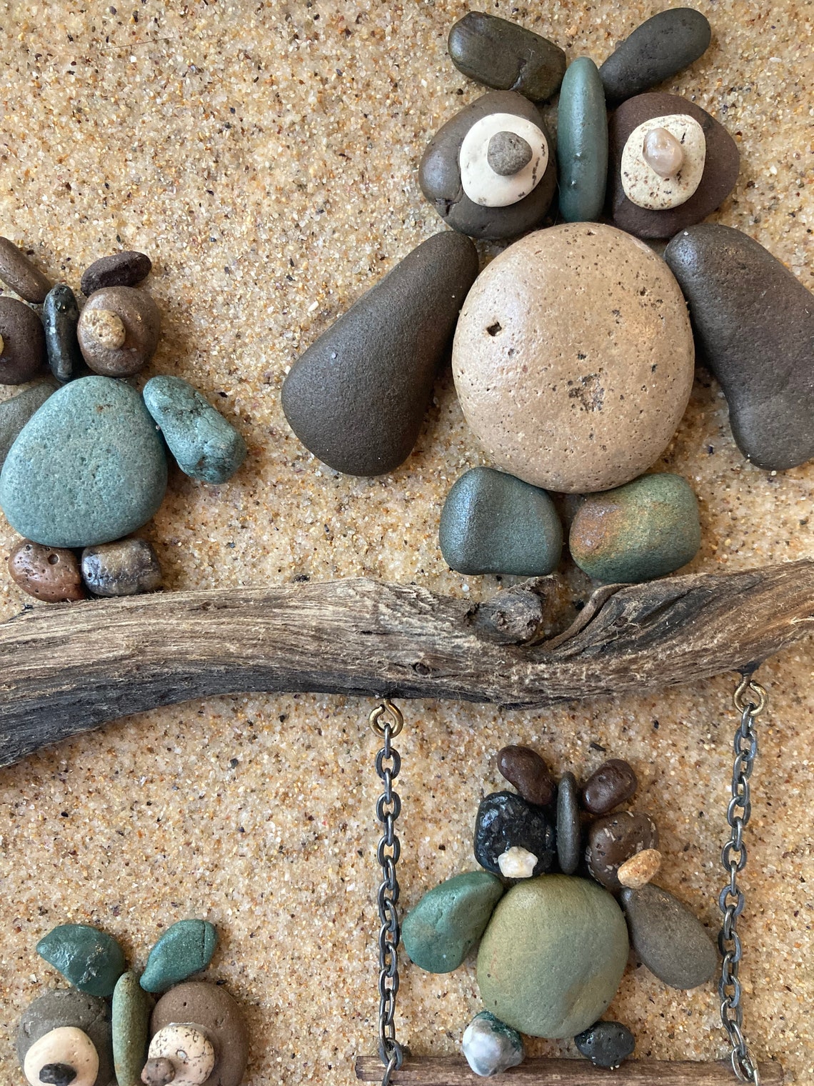 Owl Pebble Art Love Home Tree Happy Family - Etsy