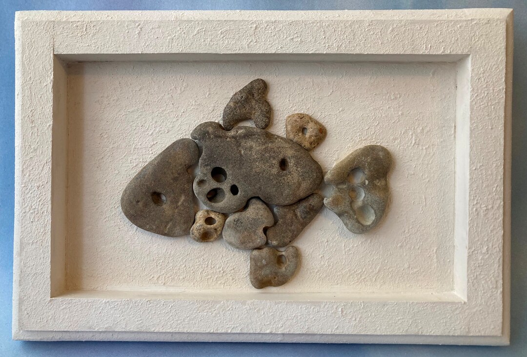 Fish. Picture Stone. Hag Stone. - Etsy