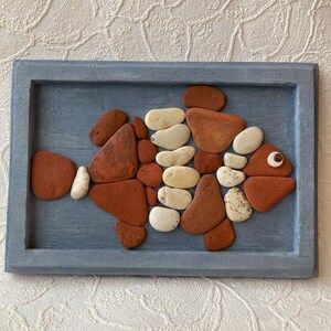 Clownfish Anemonefish Nemo Lover Sea Pebble Art - Etsy
