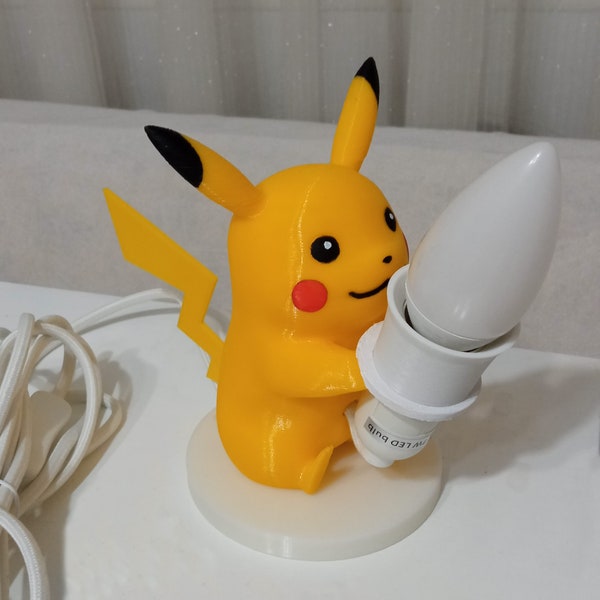 Pikachu Lamp - Etsy UK