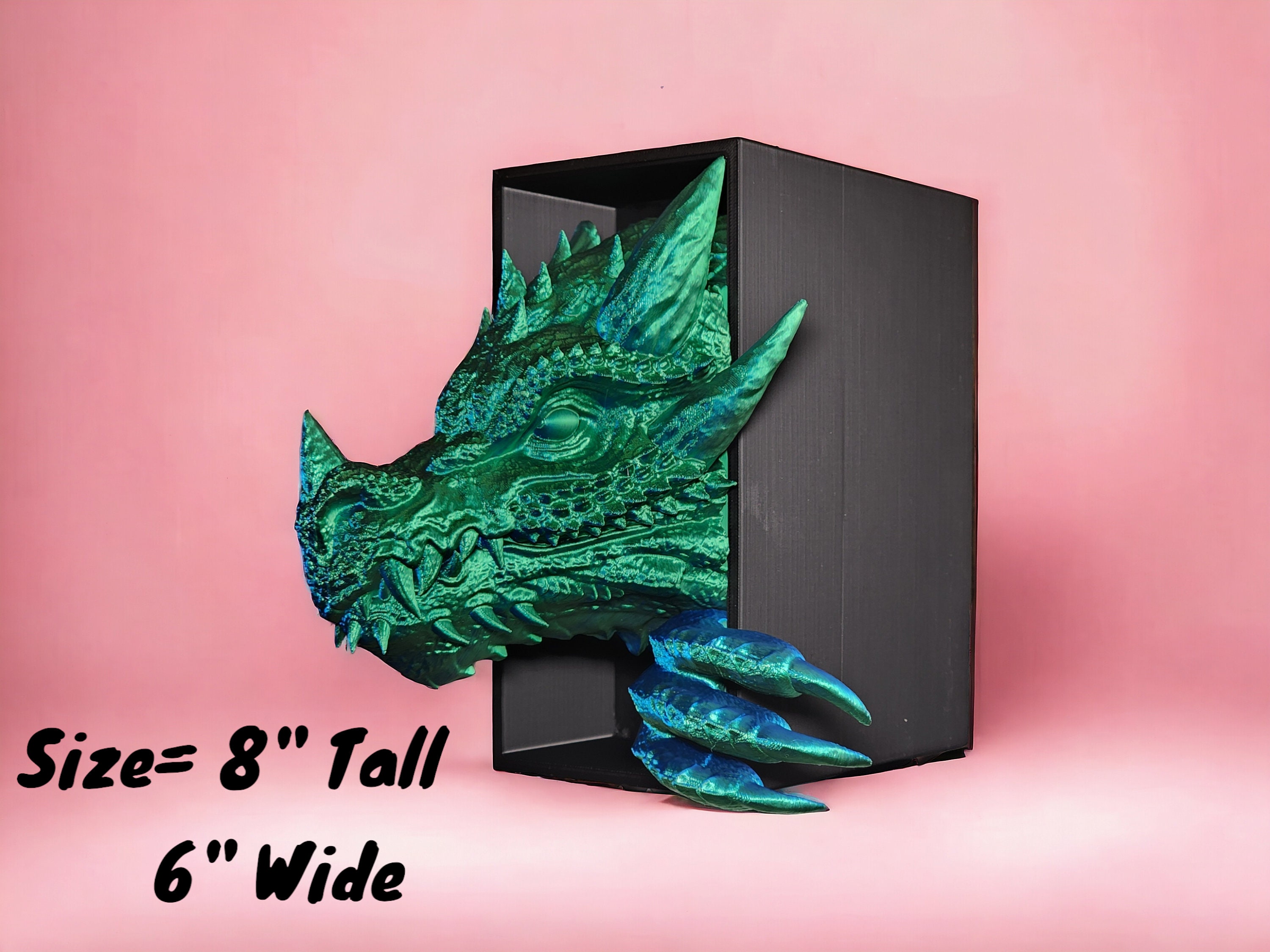 Emerging Dragon 3d Dragon Bookend Bookend 3D Printed Dragon Bookend - Etsy