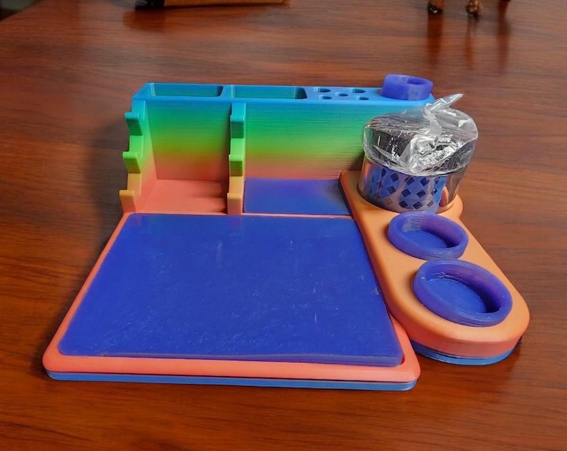 Dab Station With Silicone Mat and 2oz Jar - Etsy