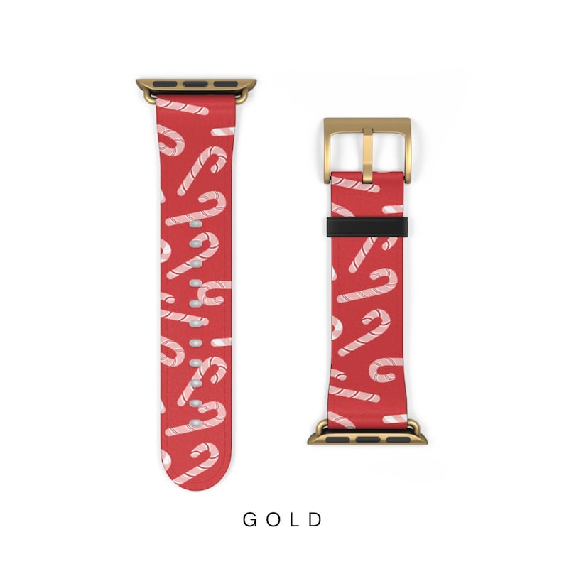 Candy Cane Christmas Apple Watch Band Women Apple Watch Band Series 11 ...