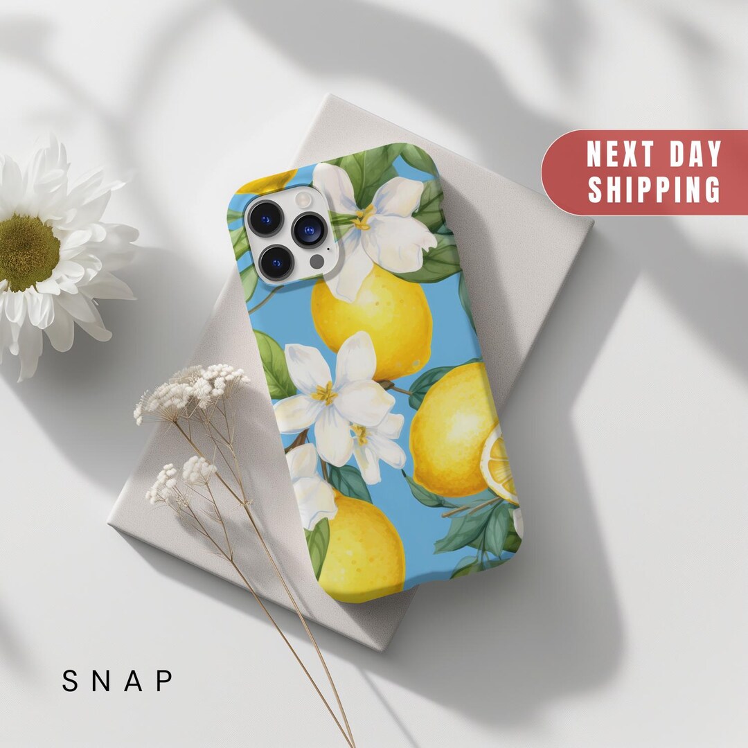IPhone 16 Case Magsafe Phone Case iPhone 16 Pro Case Flowers Lemon ...