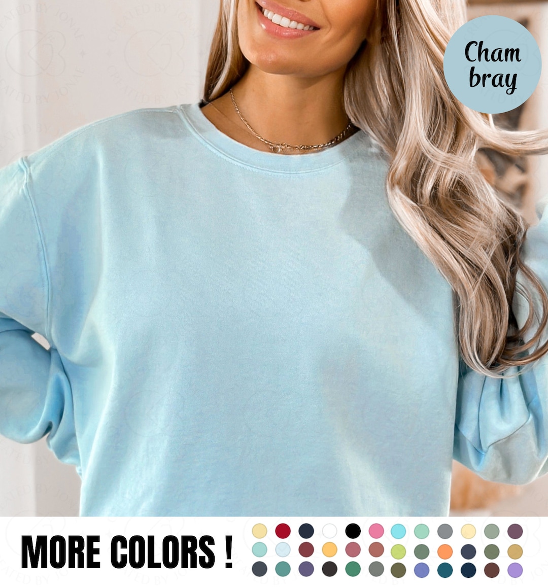 Blank Comfort Colors Sweatshirt Comfort Colors Sweater Wholesale ...