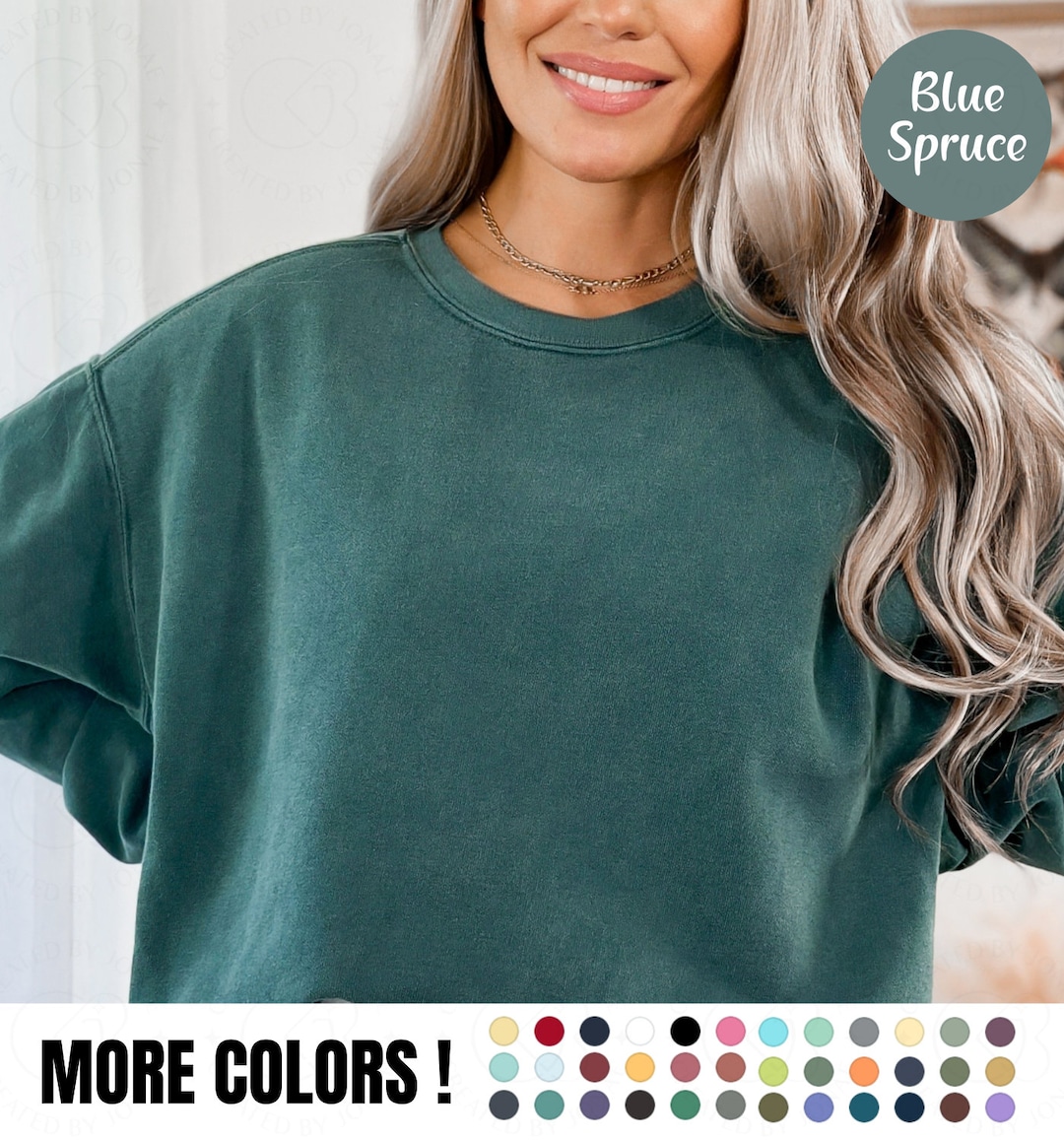 Comfort Colors Blank Sweatshirt Comfort Colors Sweater Wholesale ...