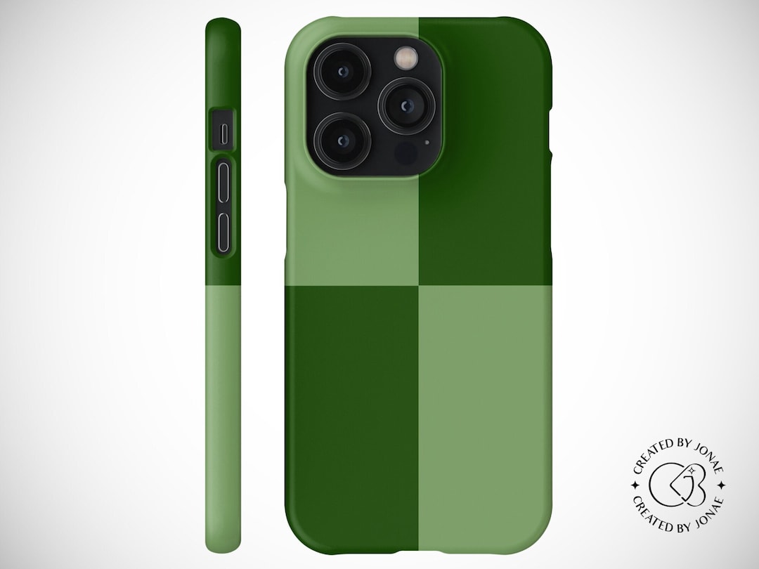 Green Phone Case iPhone 15 Pro Case Solid Phone Case Aesthetic - Etsy