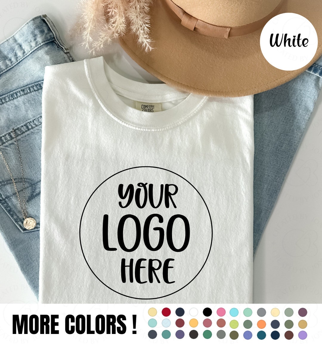 Custom Logo Shirt Comfort Color Shirt Company Logo Shirt Personalized ...