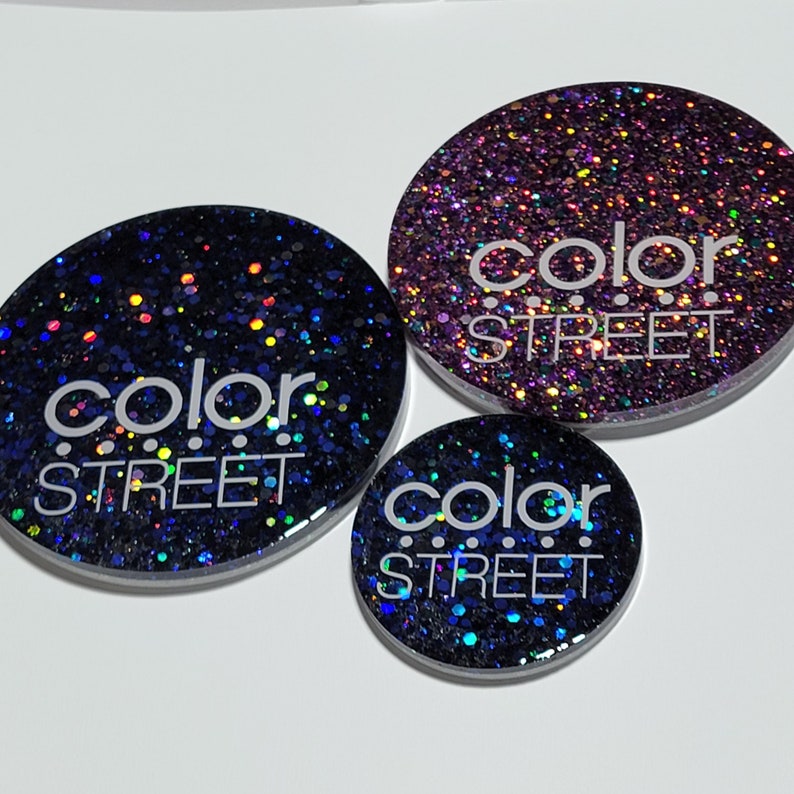 Custom - Color Street Logo Nail Disc, Double Sided - Etsy
