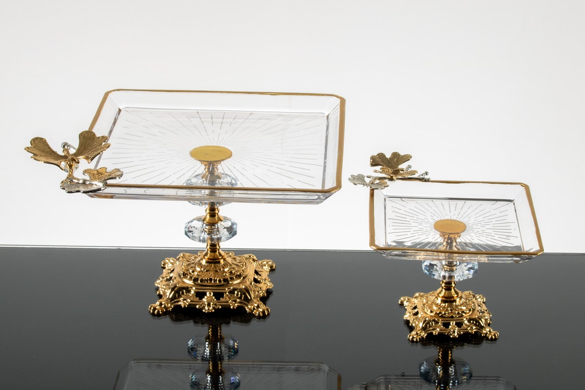 Handmade Square Glass Serving Platters Perfect Gift - Etsy
