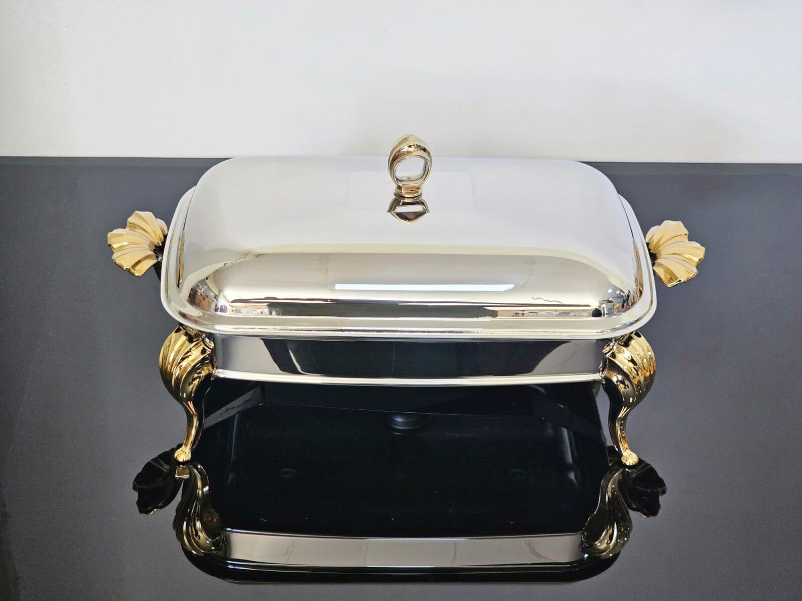 Rectangular Chafing Dish Set, Stainless Steel Buffet Server, Food ...