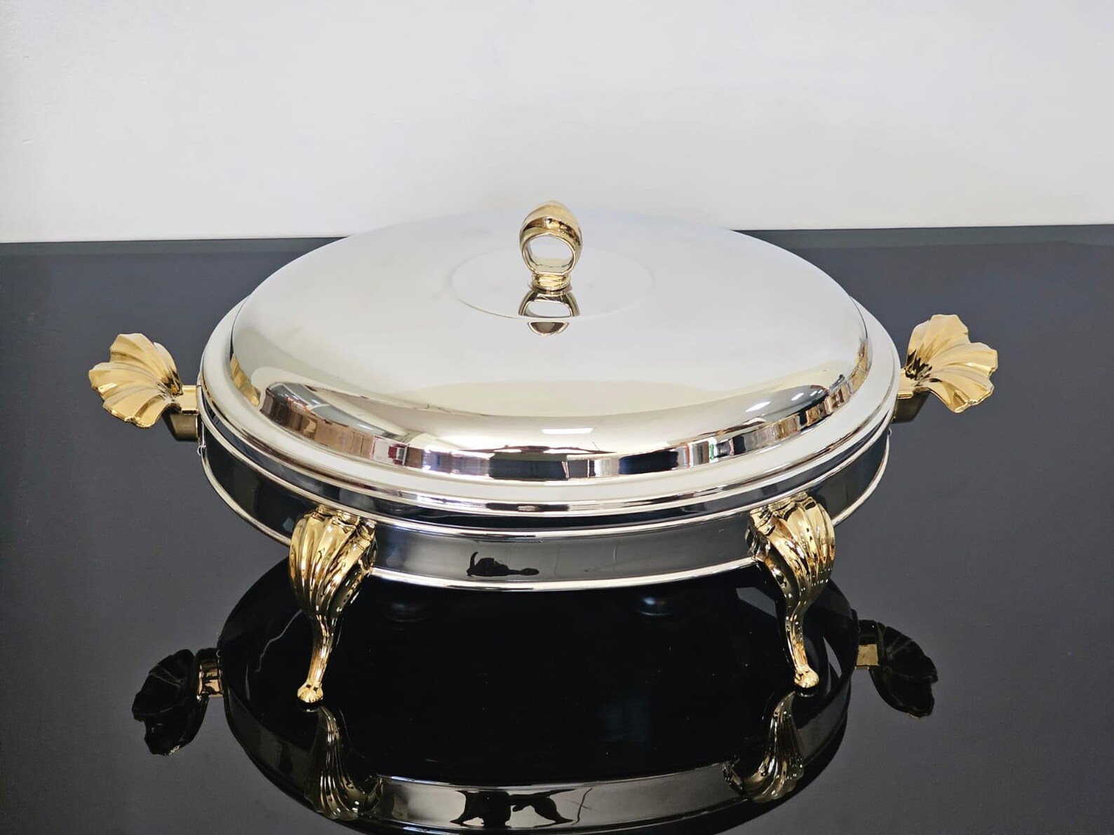 Elegant Oval Chafing Dish Set 3.4L - 2.6L - Perfect for Buffets ...