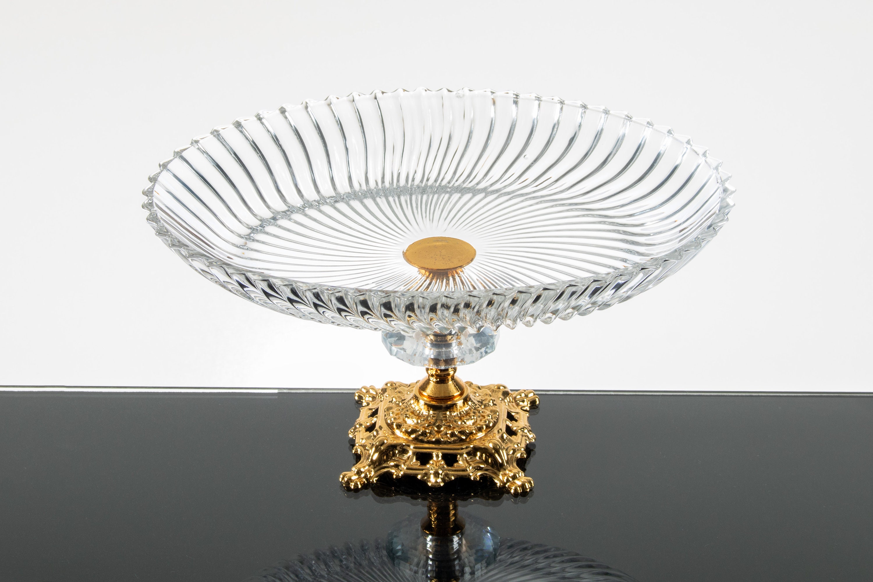 Elegant Gold Plate/platter/tray Set - 7 Piece Set - Etsy